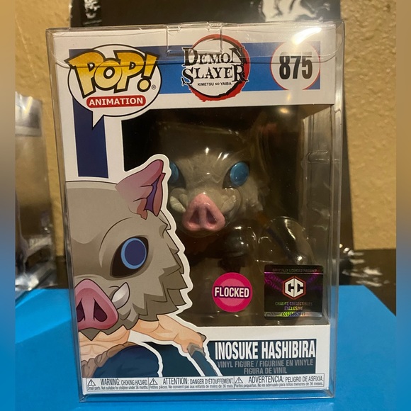 Other | Inosuke Hashibira Demon Slayer Exclusive Flocked Pop With ...